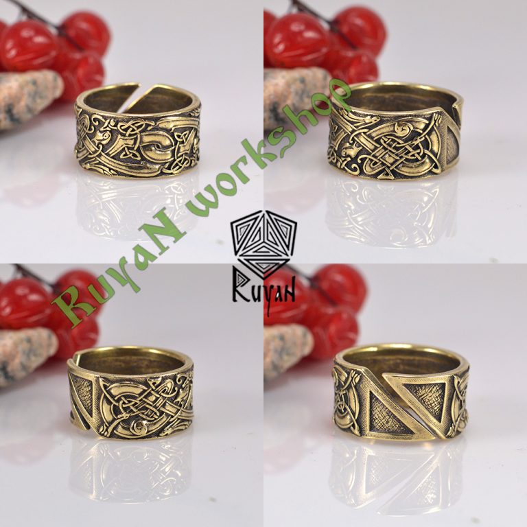 Celtic Dogs ring - Ruyan