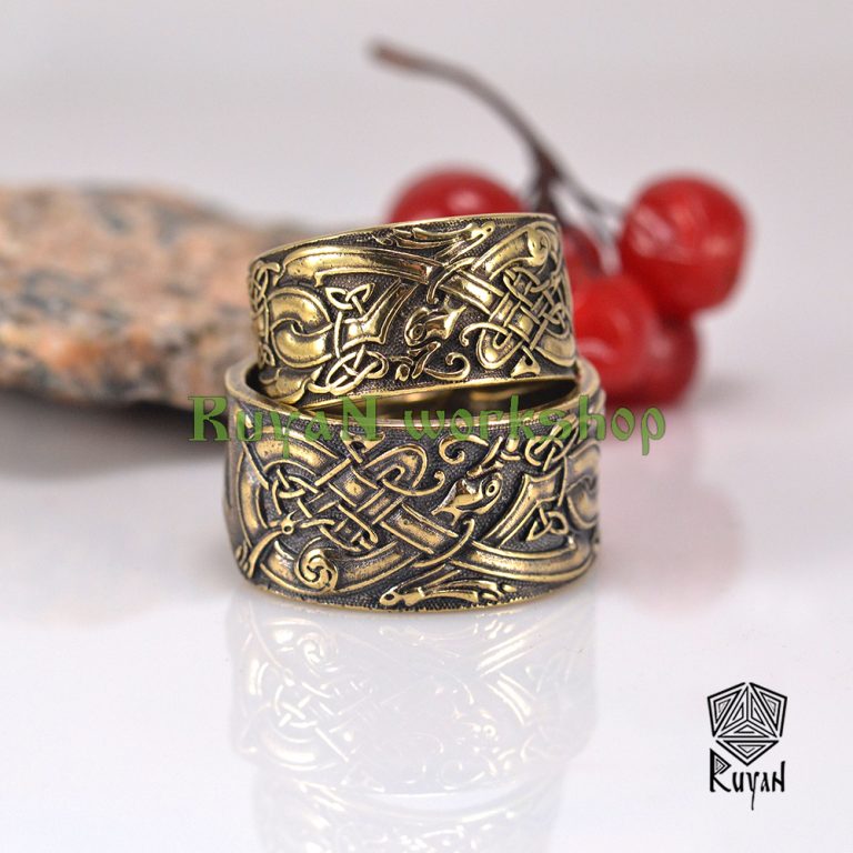 Celtic Dogs ring - Ruyan
