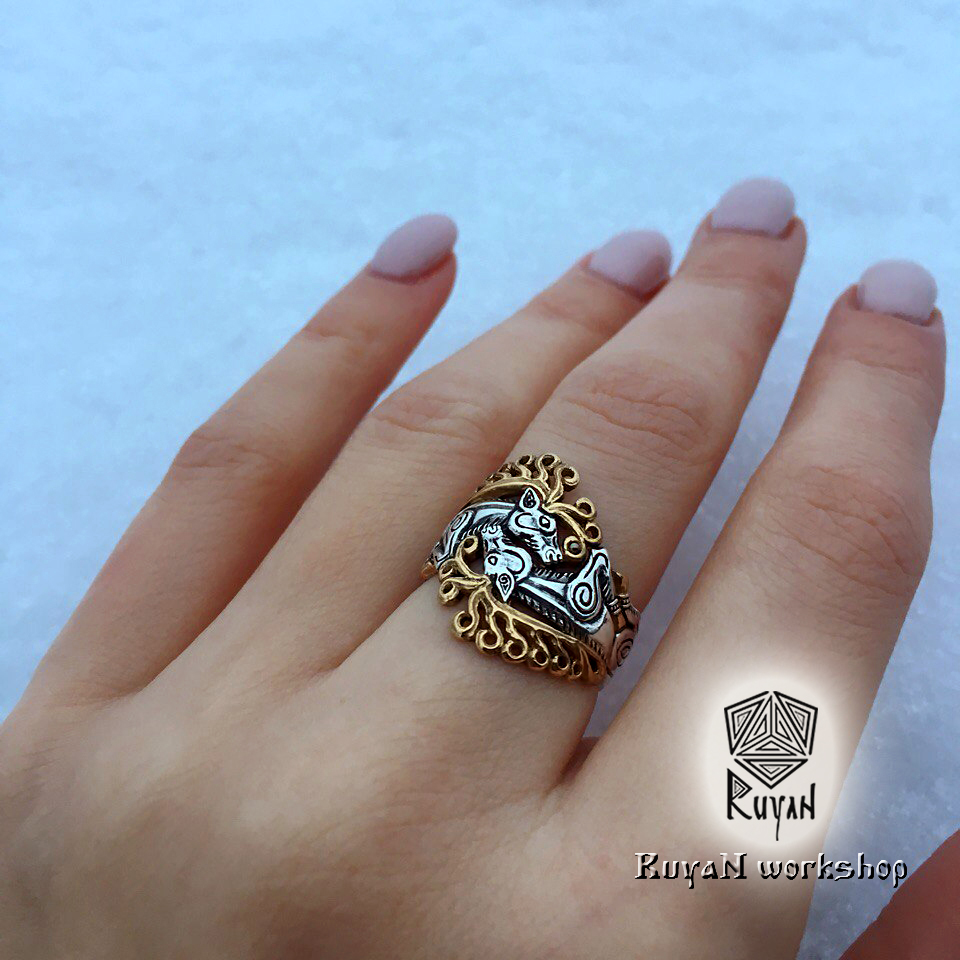 Scythian Stag ring - Ruyan