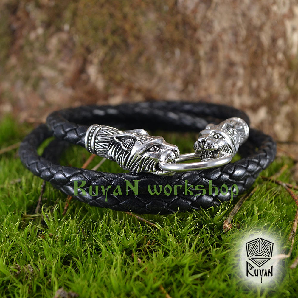 Wolves necklace or bracelet 2 in 1 - Ruyan