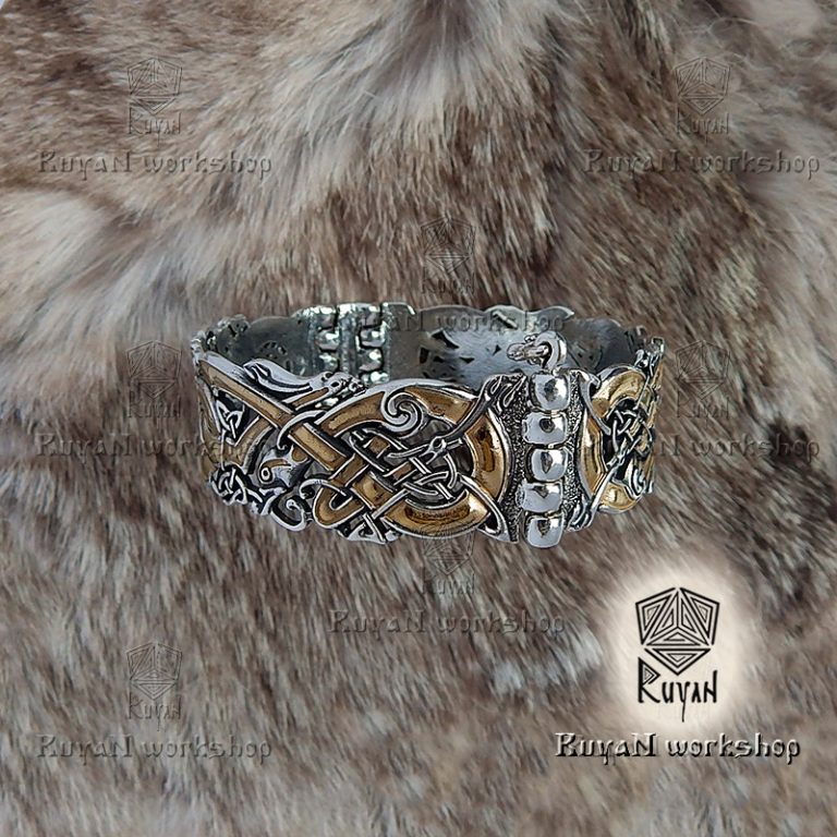Celtic Dog Bracelet Gold plated - Ruyan