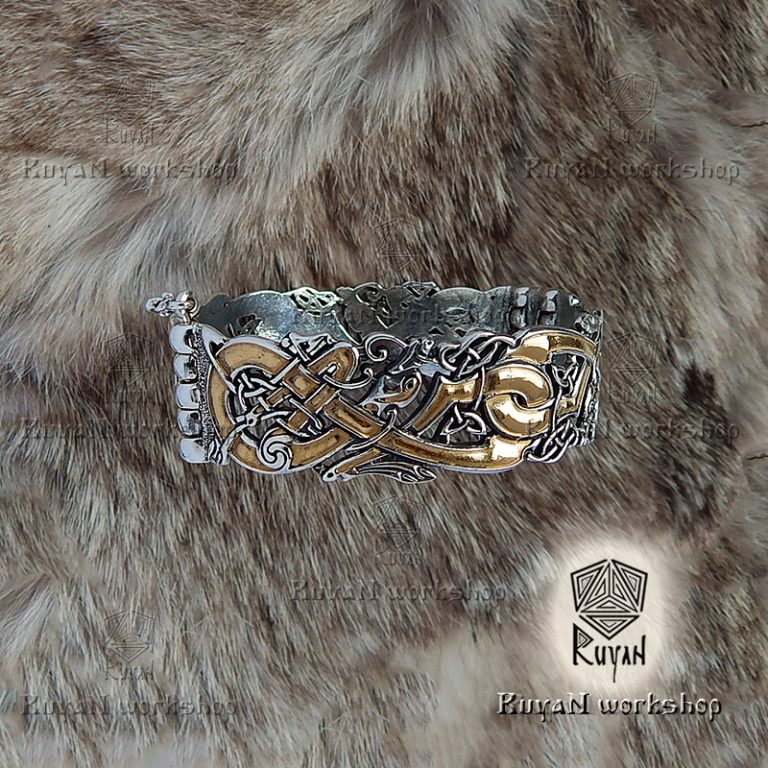 Celtic Dog Bracelet Gold plated - Ruyan
