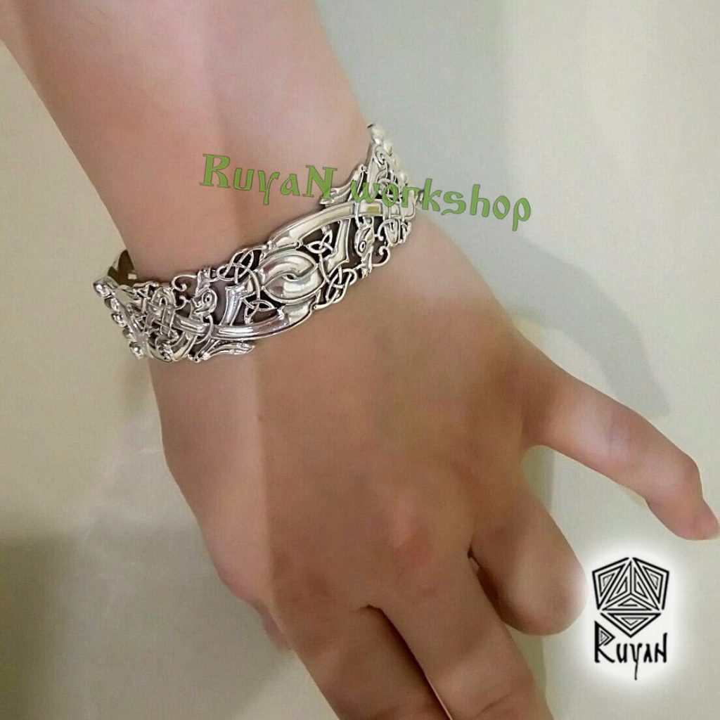 Celtic Dog Bracelet Gold plated - Ruyan